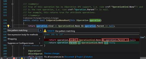 False Positive Ide0078 · Issue 51691 · Dotnetroslyn · Github