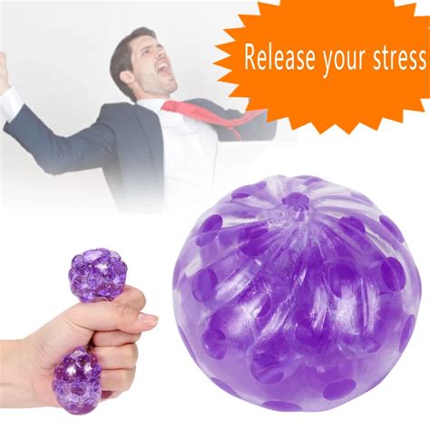 2018 Spongy Bead Stress Ball Toy Squeezable Stress Squishy Toy Stress