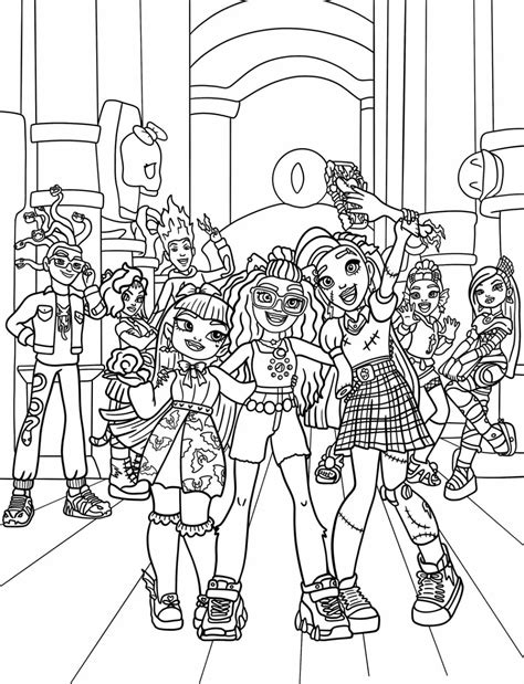 47 Coloriage Monster High Draculaura Clawdeen Et Plus