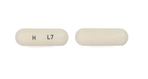 Pill Finder H L7 White Capsule Shape Medicine
