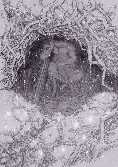 Berserk Guts And Casca Manga Page Berserk Book Art Manga