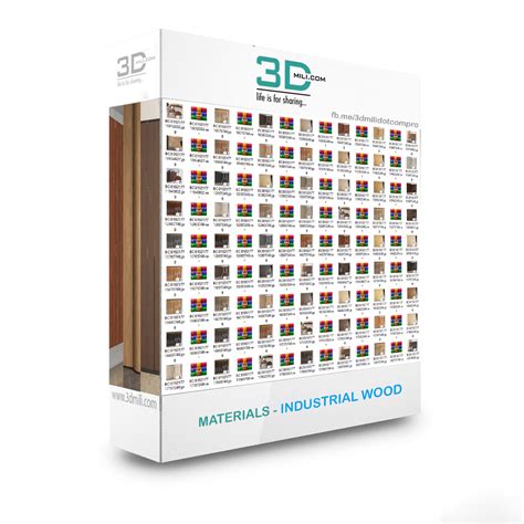 Materials Industrial Wood 3dmili 2025 Download 3d Model Free 3d