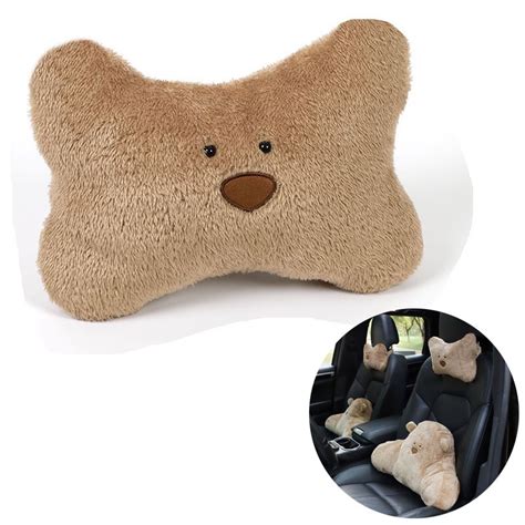 Cod หมอนรองคอในรถ หมอนเอว ที่พิงหลังในรถยนต์ หมีน้อยน่ารัก การตกแต่งภายในรถยนต์ Shopee Thailand