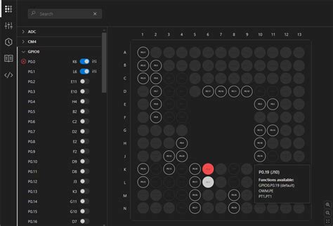 Pin Configuration CodeFusion Studio