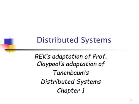 PPT Distributed Systems PowerPoint Presentation Free Download ID 465008