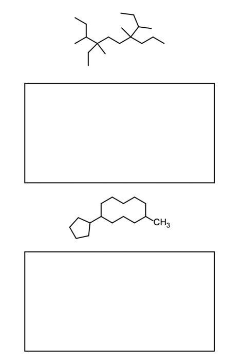 Solved Name Of The Following Acyclic Molecules Iupac