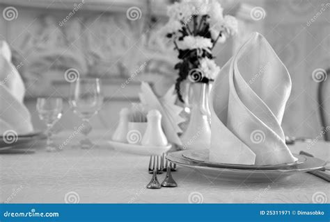 Tableware And Glasses Stock Image Image Of Food Flatware 25311971
