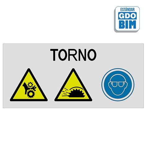 Señal O Señalización En Bim Combinada De Máquinas Torno