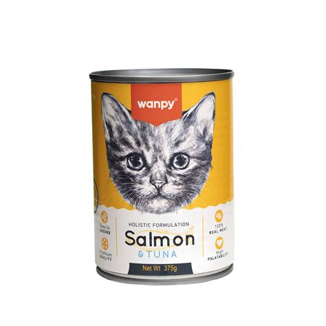Wanpy Holistic Formulation Cat Can For Kitten Tunasalmon 375g