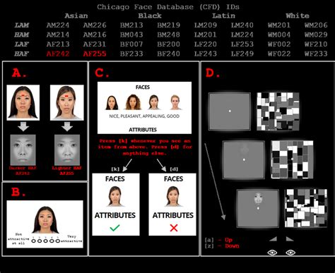 32 Faces From The Chicago Face Directory Cfd Ma Et Al 2015 From