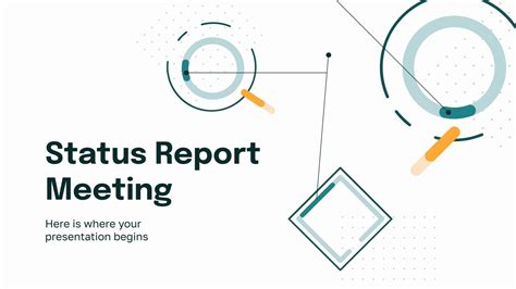 Status Report Meeting Google Slides PowerPoint