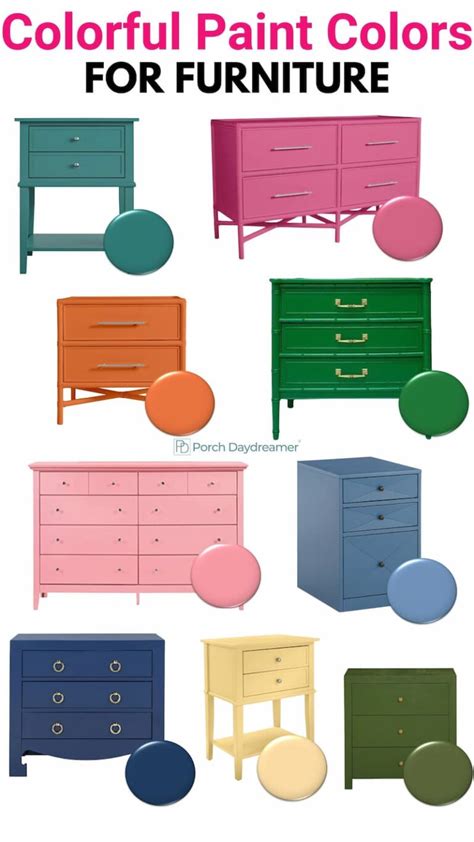 24 Paint Colors For Furniture Colorful Classic And White Porch