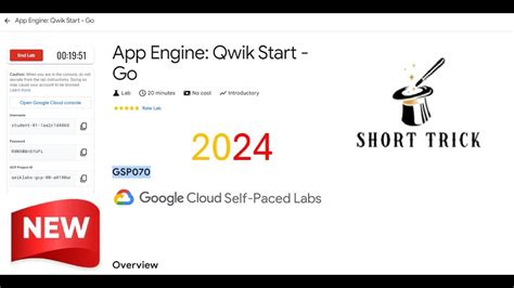 App Engine Qwik Start Go 2024 GSP070 Qwiklabsarcade2024