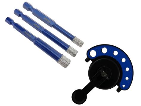 Prodiamant Diamond Tile Drill Bit Set 4 Pieces 3x Bit Drill Bit 6 8