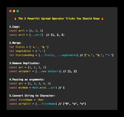 Neha Mundra On Linkedin Js Array Spread Operator Tricks