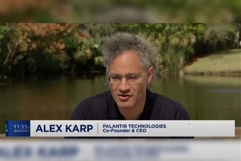 Palantir Ceo Alex Karp Palantir Technologies Qjdx