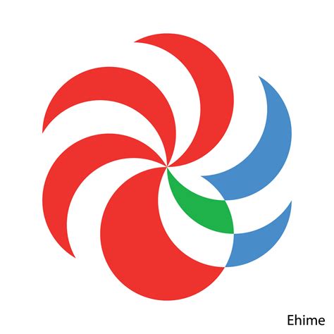 Coat Of Arms Of Ehime Is A Japan Prefecture Vector Emblem 11310001
