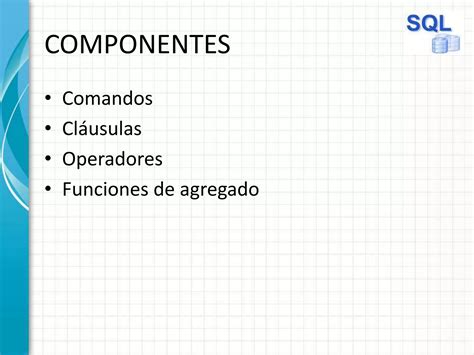 Lenguaje Estructurado De Consulta Sql Ppt