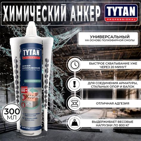 Химический Анкер Универсальный Tytan Professional, 300 мл, 1 шт ...