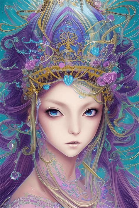 Beautiful Anime Princess Graphic Creative Fabrica