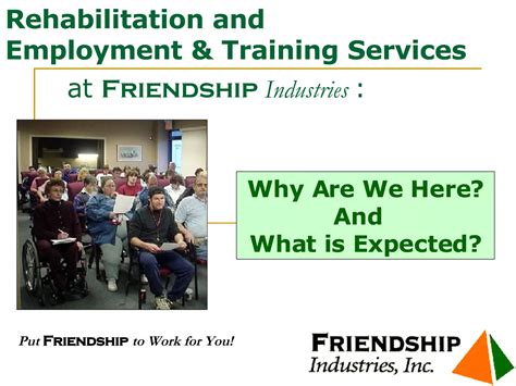 Module 3 Friendship Ambassadors Rehabhuman Resources Ppt