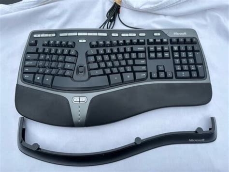 Microsoft Natural Ergonomic Keyboard 4000 V1 0 Ku 0462 With Riser 1048 Usb Ebay