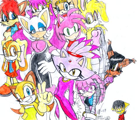 Sonic Officialgirls By Darkcatsoul On Deviantart