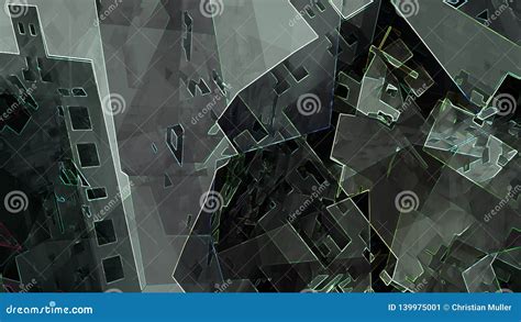 Abstract Geometric Architecture Structure Construction Planning Map Design Concept Idea