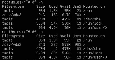 벌처 Vultr 서버 용량 문제 Hard Disk Usage 드바드 블로그