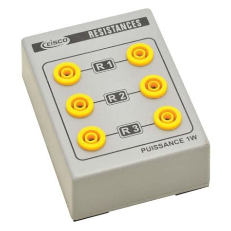 Eisco Resistances Measurements Demonstration On Base With 4mm Terminals