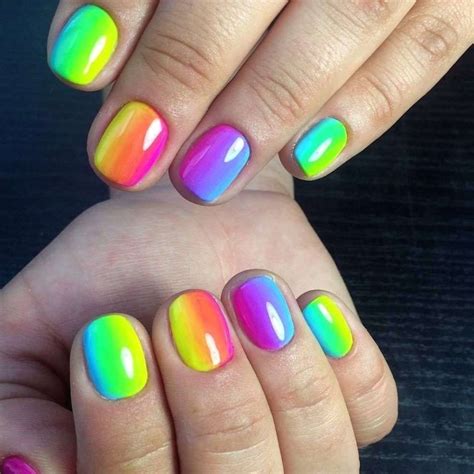 Med Tech Запись со стены Rainbow Nails Red Nail Art Designs Pink