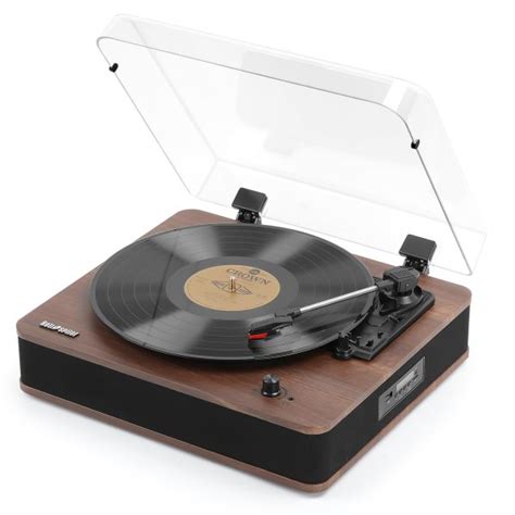 retrospiler record player bluetooth input and output turntable with