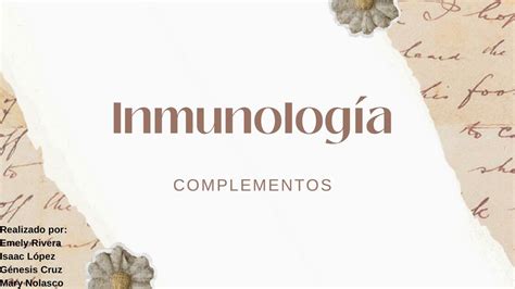 InmunologÍa Complementos Emely Corina Rivera González Udocz