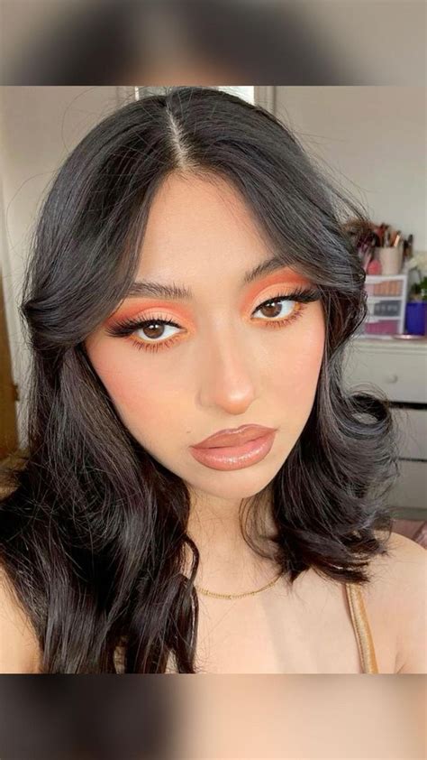 Makeup Look Eyeshadow Orange Eyeshadow Bold Eye Look Natural