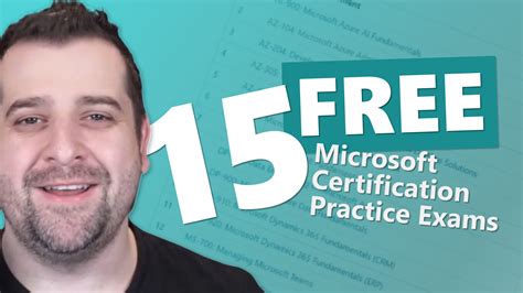 15 Free Microsoft Certification Practice Tests