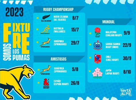 Fixture Los Pumas 2024 Bella Elianora