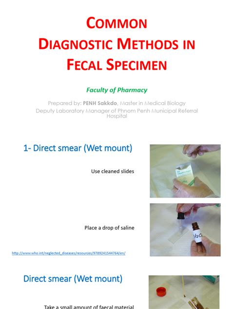 2 Diagnostic Method In Fecal Specimeniu2023 Pdf Microscopy