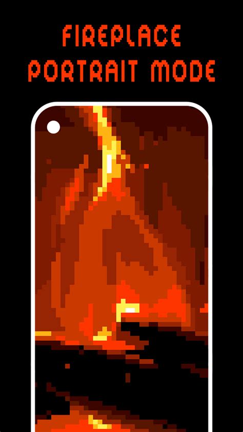 3d Block Craft Fireplace Pixel Art Live Wallpaper And Screensaver For