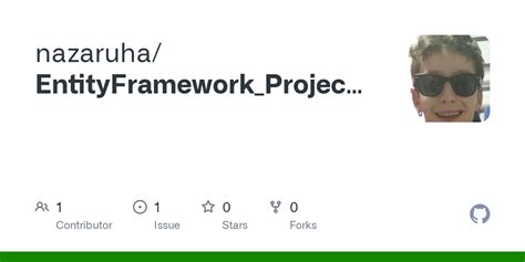 GitHub Nazaruha EntityFramework Projects