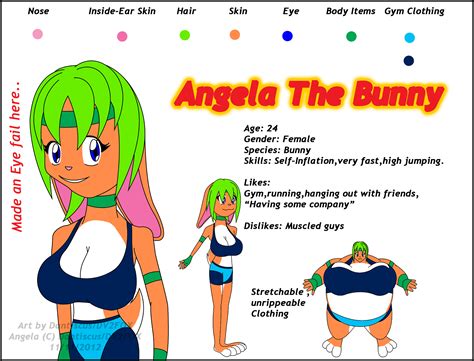 New Character Angela The Bunny By Dantiscus On Deviantart