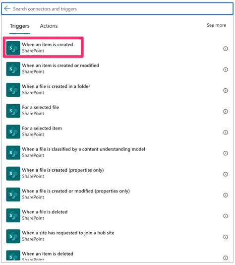 Power Automate Sharepoint When An Item Is Created Trigger Manuel T