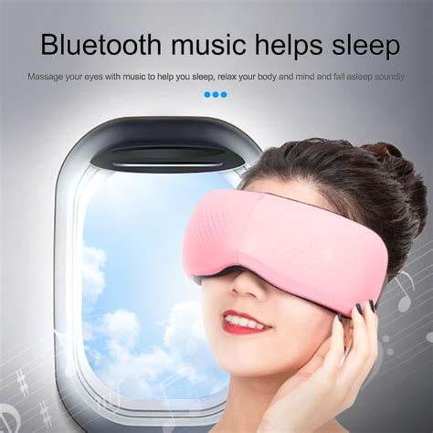 Eye Massager With Heat Air Compression Bluetooth Music Rechargeable