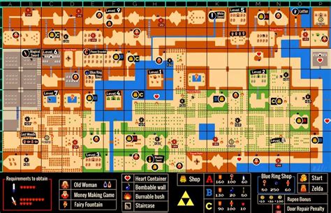 Legend Of Zelda Overworld Map Scrolller