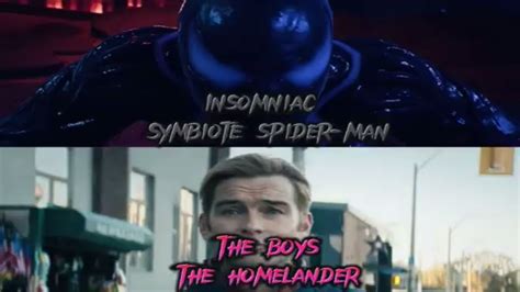 Insomniac Symbiote Spider Man Vs Homelander Youtube
