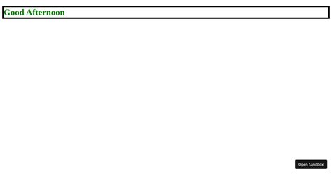 react components practice codesandbox