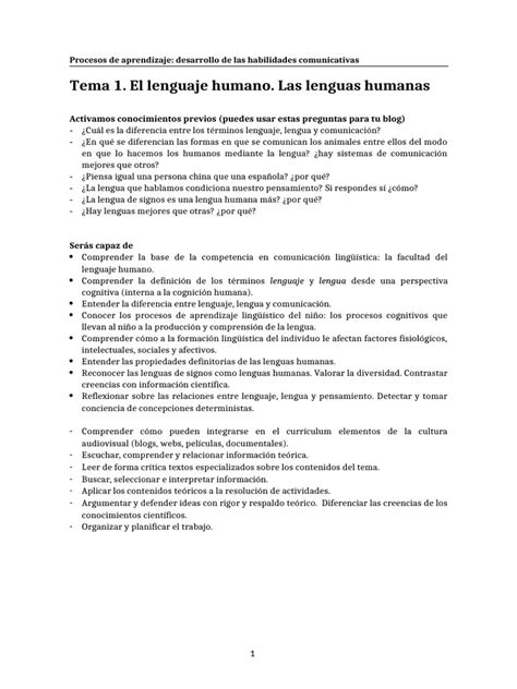1 El Lenguaje Humano Tagged Pdf