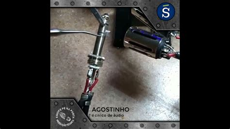Como Fazer Um Cabo P10 Duas Vias XLR 2 Vias L R Sagrado