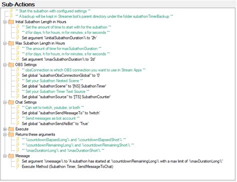 Subathon Countdown Timer Approved Streamer Bot Extensions