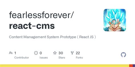 Github Fearlessforeverreact Cms Content Management System Prototype