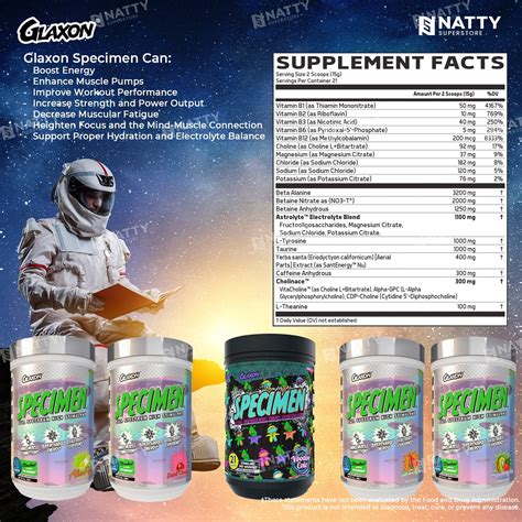 Glaxon Specimen Stimulant Pre Workout Natty Superstore